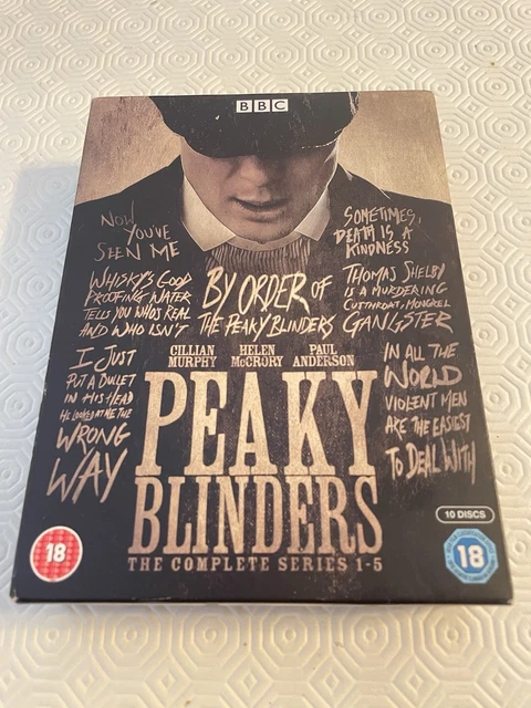 PEAKY BLINDERS COMPLETE Series 1 - 5 DVD Boxset includes 4 Art Cards Tom Hardy £15.00 - PicClick UK