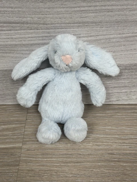 JELLYCAT BABY TINY Bashful Bunny Blue Pre Loved Good Condition £50.00 ...