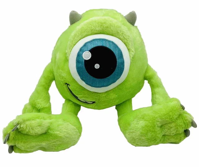 DISNEY PARKS PIXAR Monsters Inc. Mike Wazowski Green Big Feet Plush 10 ...