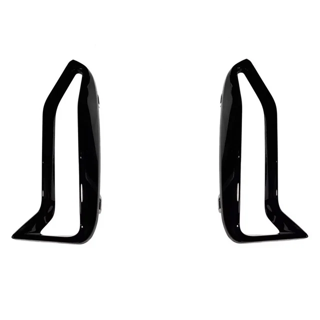 GARNITURES DE CALANDRE latérale de pare-chocs en noir pour installation ...