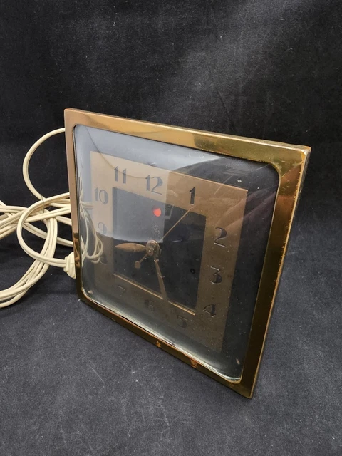 GENERAL ELECTRIC GE AB 4F52 THE 'Debutante' Desk Clock Vintage Art Deco ...