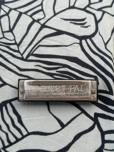 VINTAGE HOHNER POCKET Pal 10 Hole Diatonic Harmonica Made in Germany ...