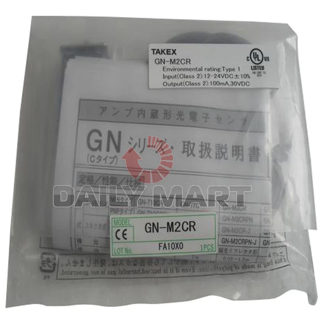 NEW TAKEX GN-M2CR Polarized Retroreflective Photoelectric Sensor 25mA Red LED #A EUR 145,80 ...