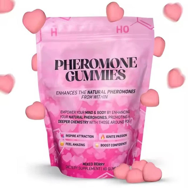 2PACK PHEROMONE GUMMIES 60 PCS | Help Enhance Personal Charm HOT 2025 N ...
