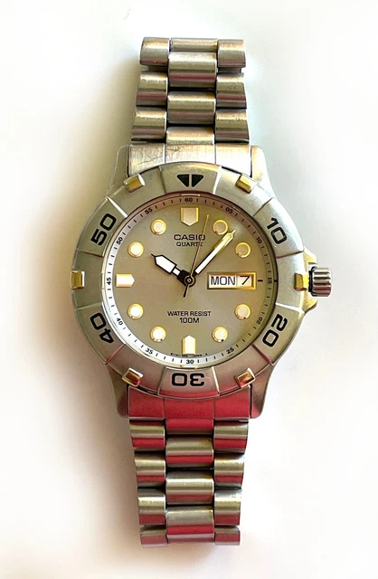 RARE MONTRE DE plongée Casio Vintage MD-510 module 394 en acier ...