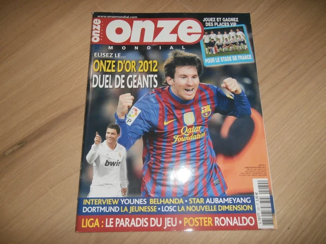 LIONEL MESSI, FULL Complete Magazine Onze Mondial + 8 Cards + Poster ...