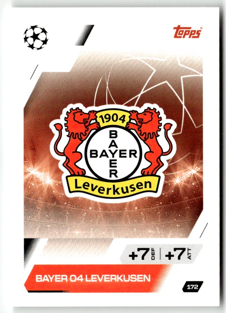 TOPPS MATCH ATTAX CL 2025-26 No. 172 Bayer 04 Leverkusen Logo EUR 1,00 - PicClick DE