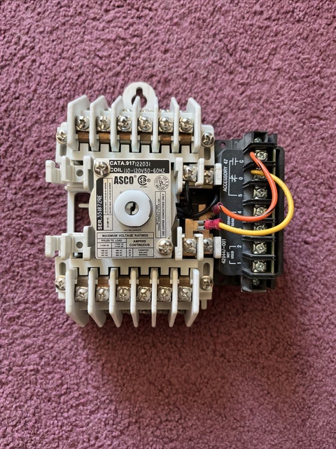 Asco 6 Pole Lighting Contactor | Shelly Lighting