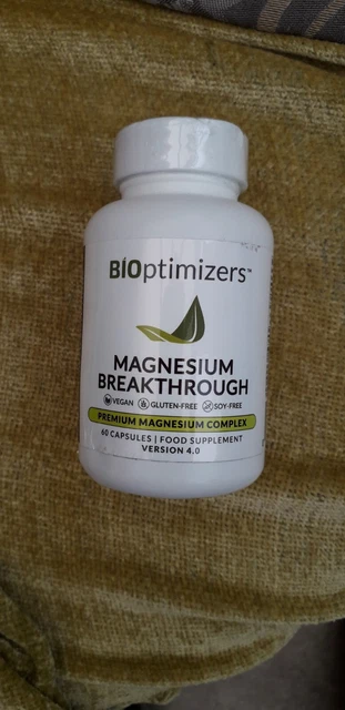 BIOPTIMIZERS MAGNESIUM BREAKTHROUGH 60 Capsules Version 4.0 £24.99 ...