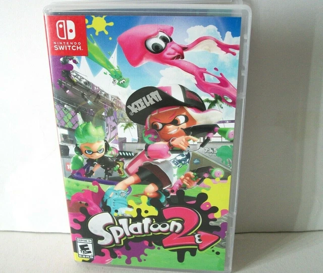 SPLATOON 2 CASE Only NO GAME Nintendo Switch Empty Replacement Box Art ...