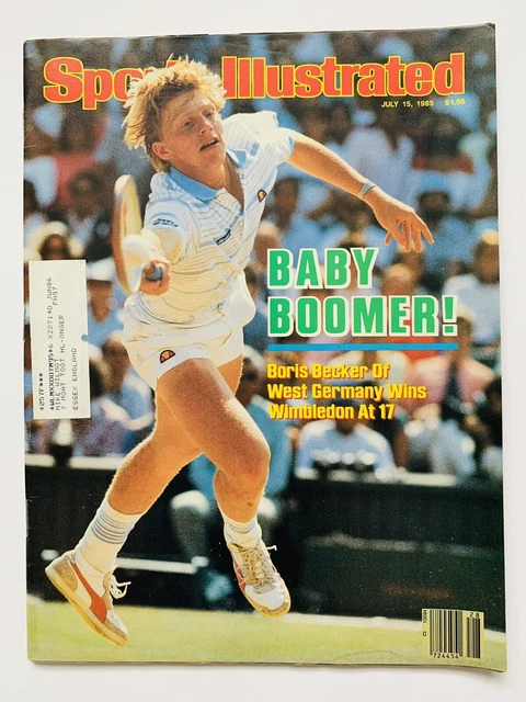BORIS BECKER WIMBLEDON Tennis John Mcenore Nike Sports Illustrated ...