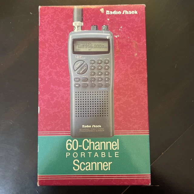 VINTAGE RADIO SHACK Pro-29 60-Channel Portable Scanner 20-509. New In ...