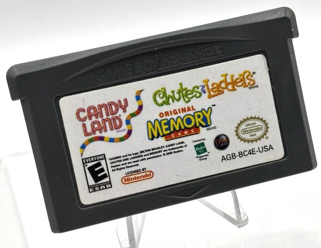 CANDY LAND/CHUTES AND Ladders/Memory (Nintendo Game Boy Advance GBA ...