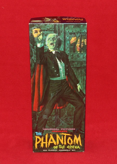 AURORA MODEL MIB 1963 Phantom of the Opera Complete Original No Paint ...