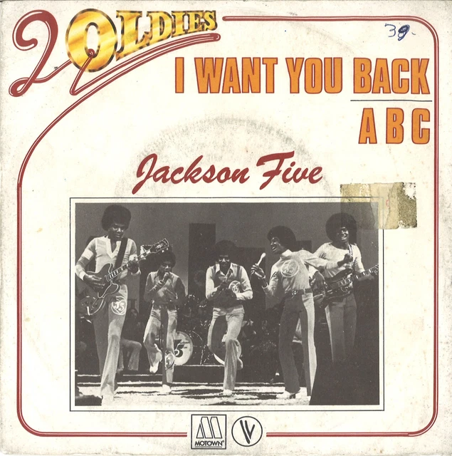 MICHAEL JACKSON 5 ABC & I want you back (7" Single France Réédition ...