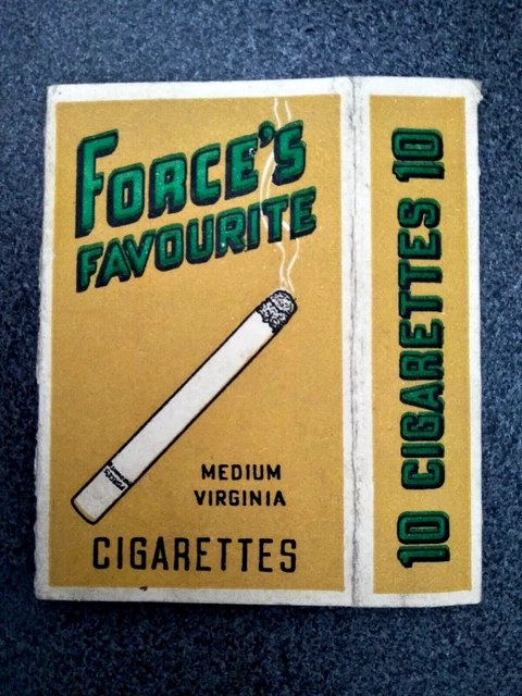 RARE VINTAGE CIGARETTE Packet Forces Favourite Tabbaco Made In India ...