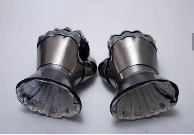 MEDIEVAL ARMOR KNIGHTS gloves/gauntlets Spartan Cosplay Halloween ...