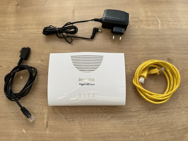 * DRAYTEK VIGOR 165 Modem Router Supervectoring VDSL2 ADSL2+ Annex B DE ...