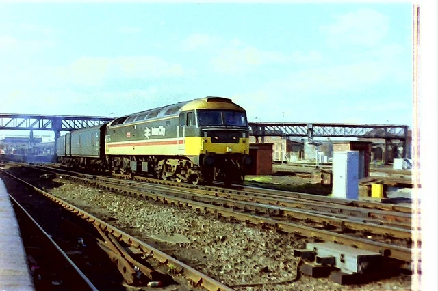 35MM RAILWAY COLOUR Negative Class 47 611 at Derby 25.08.88 £1.95 ...