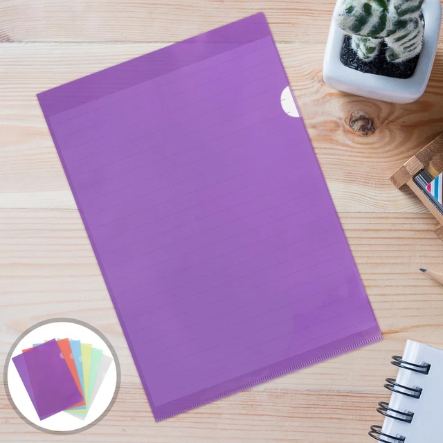 36 PCS CLEAR Binder Pockets Office Folders Plastic File Organizer $31. ...