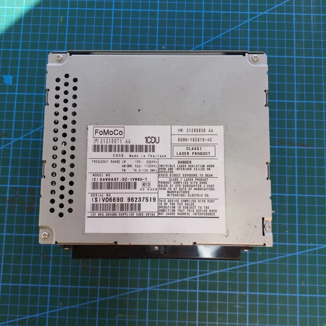 GENUINE VOLVO S80 V70 P3 Xc70 2007-2018 Cd Player Unit 31328067Aa 8G9N ...
