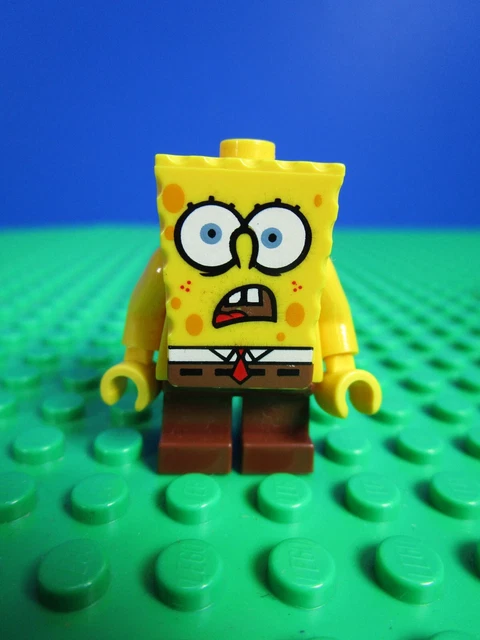 GENUINE LEGO SHOCKED SPONGEBOB SQUAREPANTS MINIFIGURE LOT set 4981 £10. ...