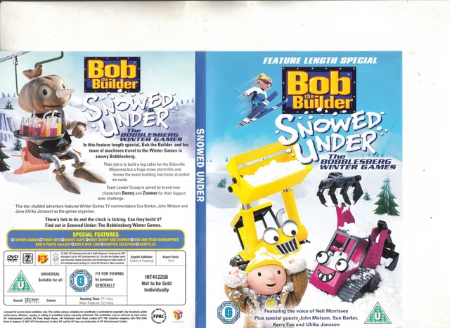BOB THE BUILDER-SNOWED Under-2007-Hot Animation-Movie HA-DVD $25.00 ...
