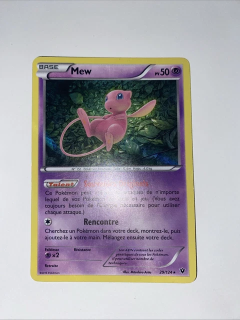 CARTE POKEMON MEW 29/124 Holo XY10 Impact des Destins FR EUR 10,00 ...