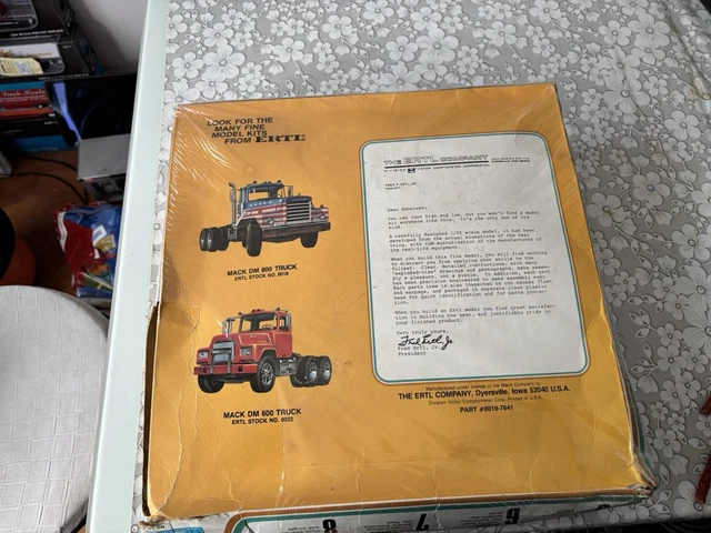 ERTL VERY RARE Mack Dm-800 Rex Mixer Sealed 1-25 Scale £197.26 ...