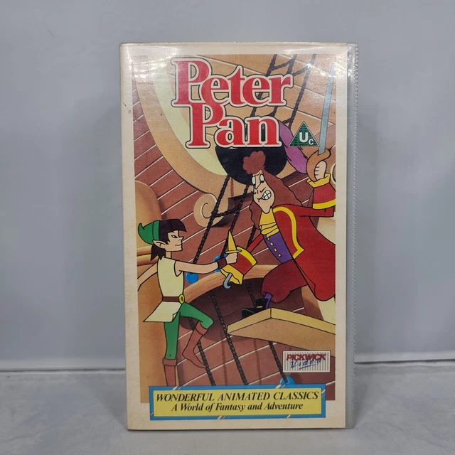 1988 PICKWICK VIDEO Peter Pan - Bande VHS animée classique couleur ...