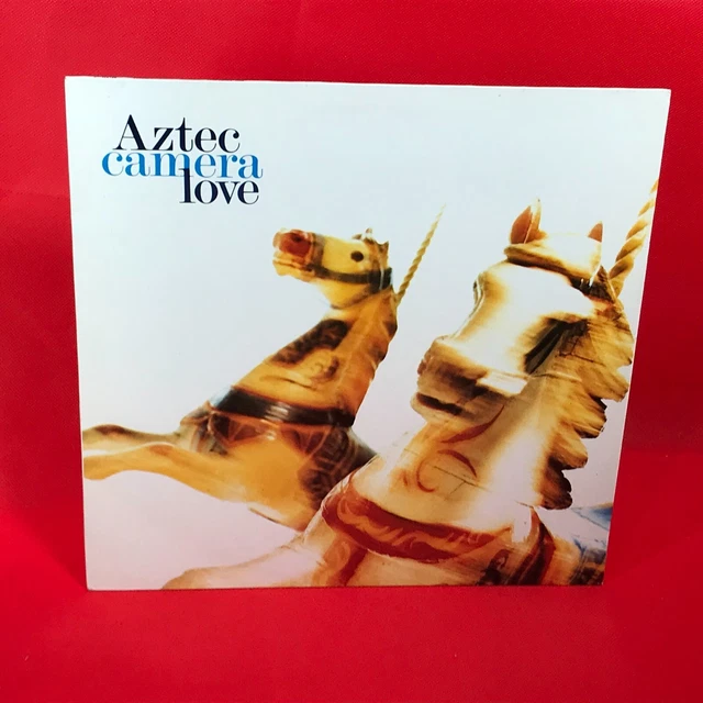 AZTEC CAMERA LOVE 1987 UK vinyl LP + INNER Somewhere In My Heart ...