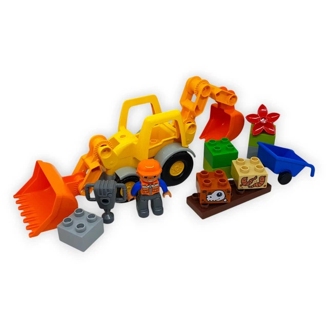 LEGO DUPLO 10811 Baggerlader Bagger Fossilien Town Construction 2016 ...