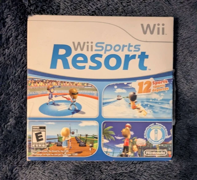WII SPORTS RESORT (Nintendo Wii, 2009) Cardboard Sleeve No Manual ...