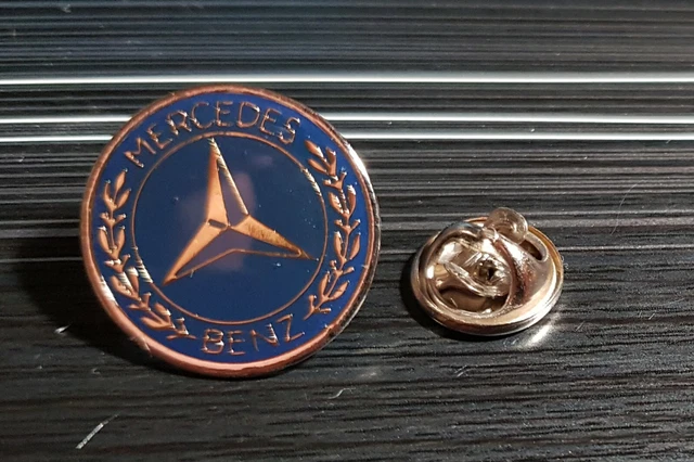 MERCEDES BENZ PIN Logo Glazed 90er Years - Dimensions 20mm £7.26 ...