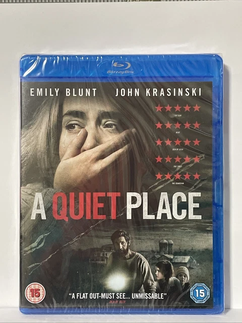 A QUIET PLACE Blu-ray Emily Blunt, John Krasinski. Cert 15 New & Sealed ...