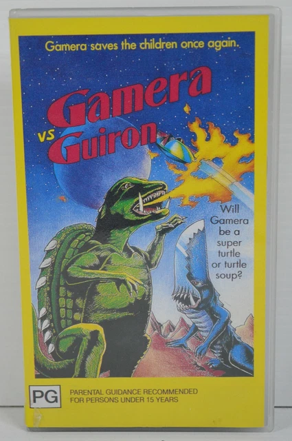 VINTAGE GAMERA VS Guiron VHS - RARE - VGC - Free Postage $29.99 - PicClick AU