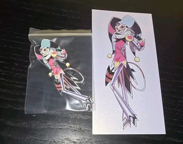 HELLUVA BOSS FIZZ fizzarolli fanmade enamel pin hazbin hotel ...