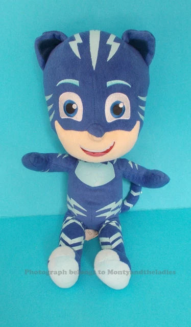 PJ MASK TALKING Singing Light Up Chest Plate Blue Catboy Soft Teddy Toy ...