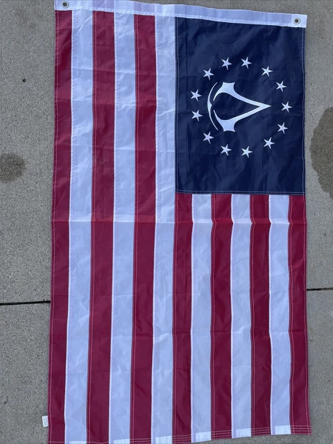 OFFICIAL ASSASSIN'S CREED 3 III Colonial Flag (from Collector's Edition ...