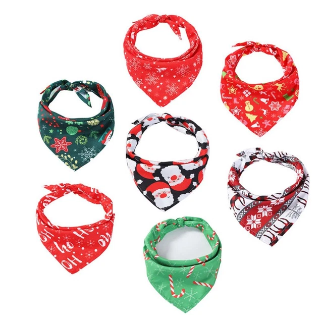 PET COSTUME ACCESSORIES Towel Collar Triangle Scarf Pet Bandana Dog Cat ...