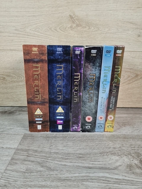 MERLIN - COMPLETE Collection DVD Bundle Series 1 to 5 (Series 5 Still ...