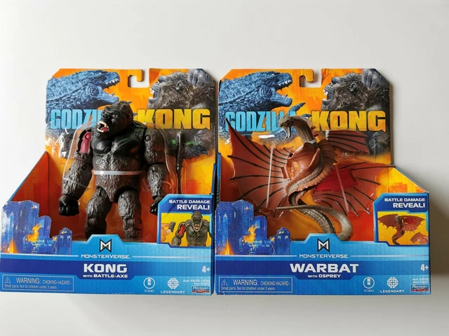 MONSTERVERSE GODZILLA VS Kong 15cm Hollow Earth Kong Battle Axe ...