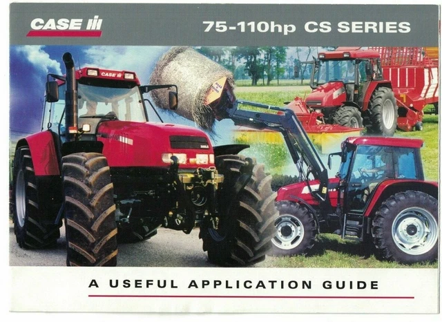 CASE IH NEW CS Series Application Guide Tractor Brochure / Leaflet 2000 6438F £4.00 - PicClick UK