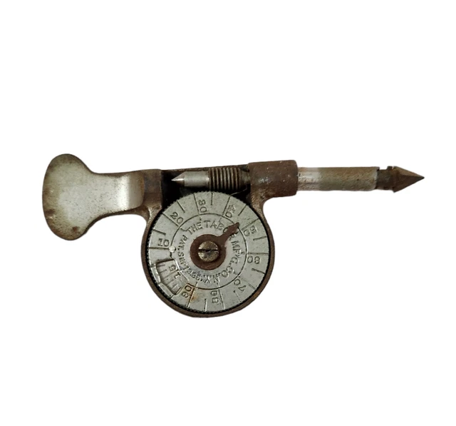 VINTAGE TABER SPEED Indicator Gauge Machinist Tool New York w Original ...