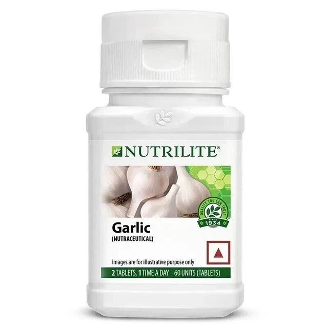 GARLIC TABLETS (60 Tabs) | Allicin-Rich Formula for Heart & Lipid ...