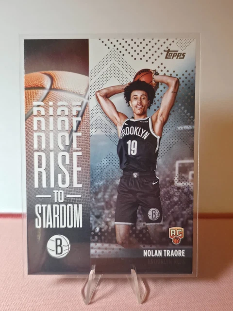 2025-26 TOPPS FLAGSHIP Nolan Traore Rise To Stardom Rookie RC Nets £1. ...