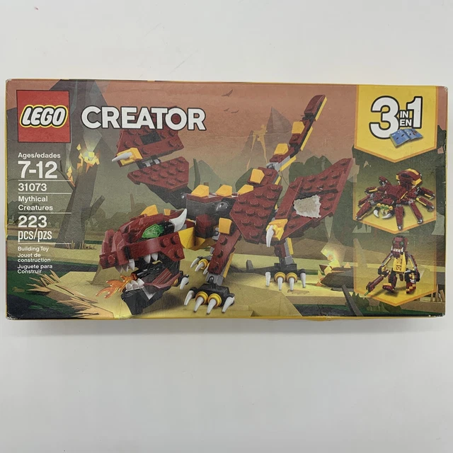 LEGO CREATOR MYTHICAL Creatures Dragon Monster Insect 3 in 1 NEW Old ...
