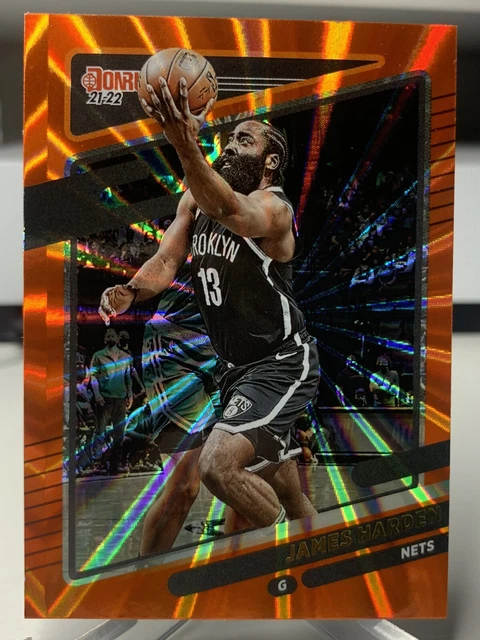 21-22 DONRUSS BASKETBALL James Harden Orange Laser Sp Brooklyn Nets EUR ...