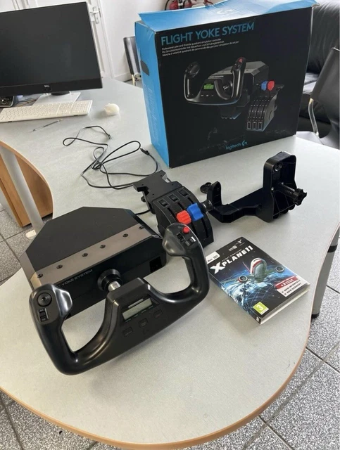 LOGITECH SAITEK FLIGHT Yoke System with Throttle Quadrant + Copy of X ...