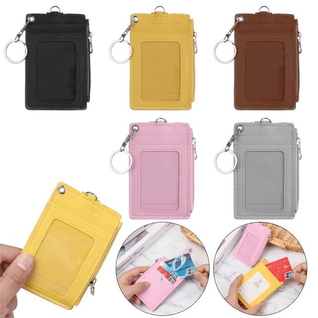 BUSINESS OFFICE WORK Bus Cards Cover ID Card Holder Keychain Coin Purse ...